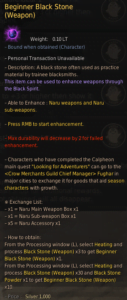 BDO Beginner Black Stones for Naru Gear Enhancement | GrumpyG