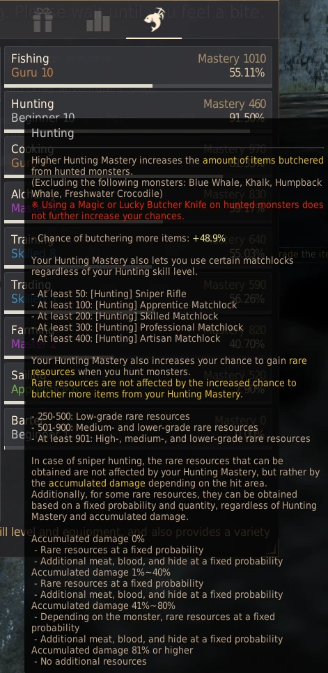 BDO Sniper Mode Guide for Hunting Life Skill | GrumpyG